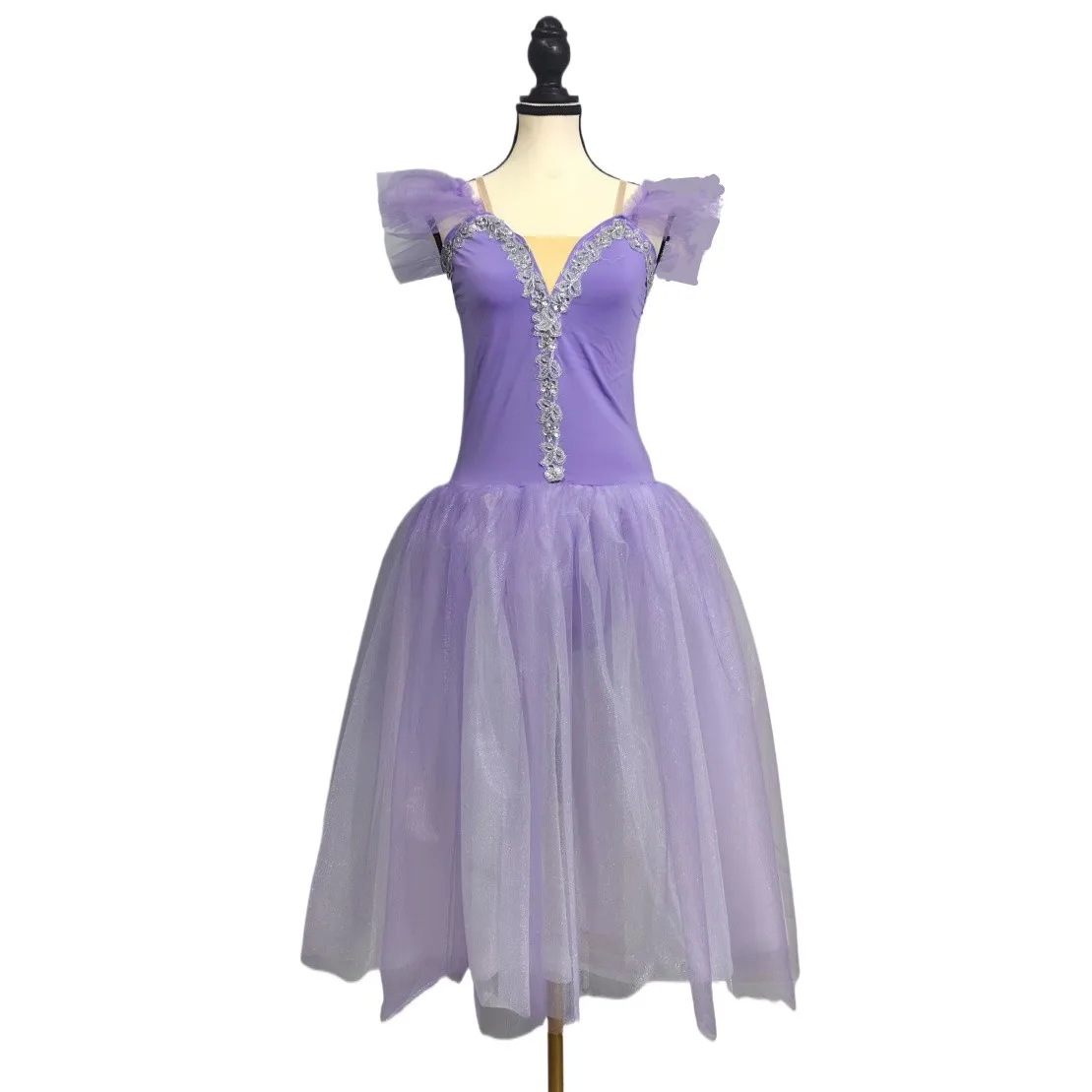 Purple-Giselle-Romantic-Ballet-Tutu-Ballerina-Costumes-Girls-Women ...