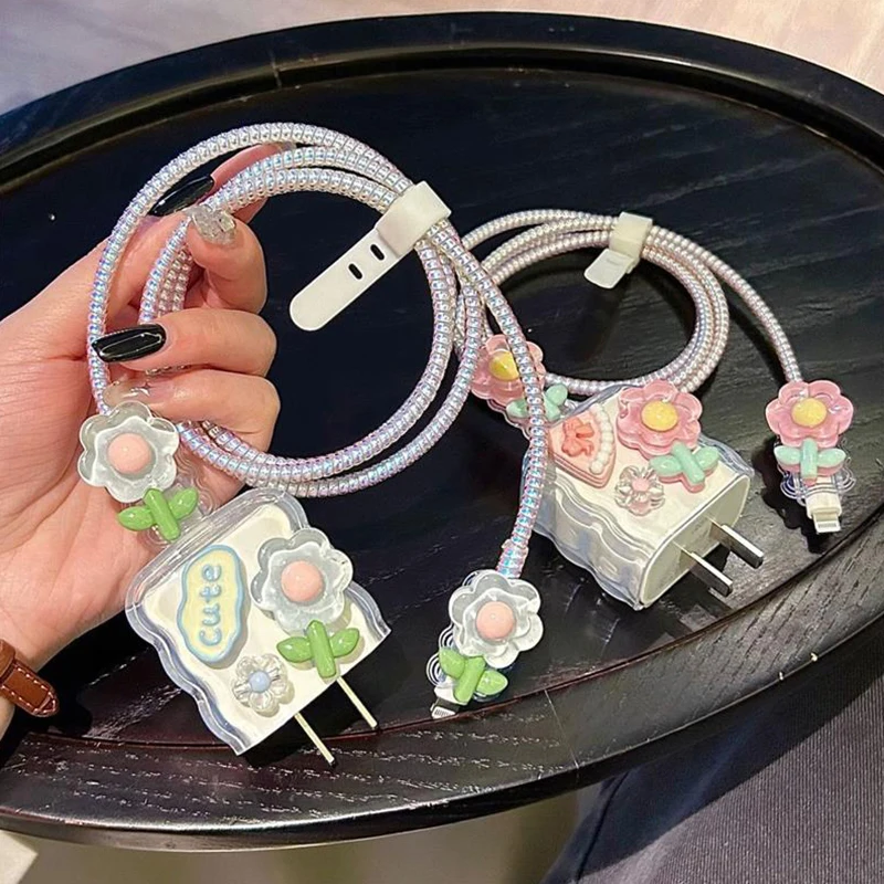 USB-Cable-Protection-For-20W-Original-Charger-Protector-Cover-Spiral ...