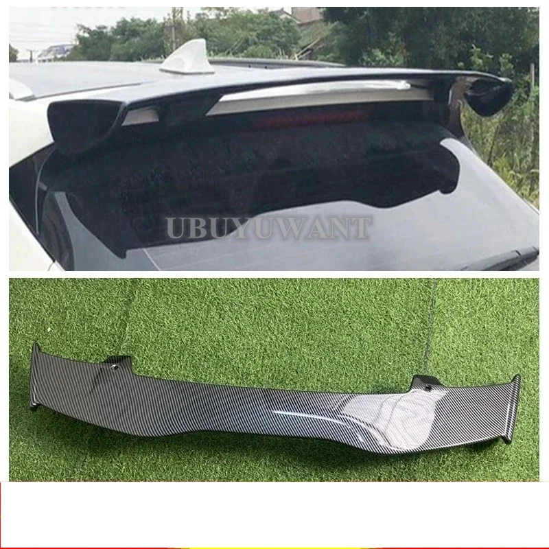 Rear-Roof-Wing-Spoiler-For-Renault-4-MK4-rs-ABS-Glossy-Carbon-Color ...