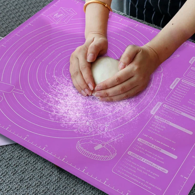 Silicone-Rolling-Dough-Mat-Large-Non-Stick-Silicone-Pad-Baking-Mat ...