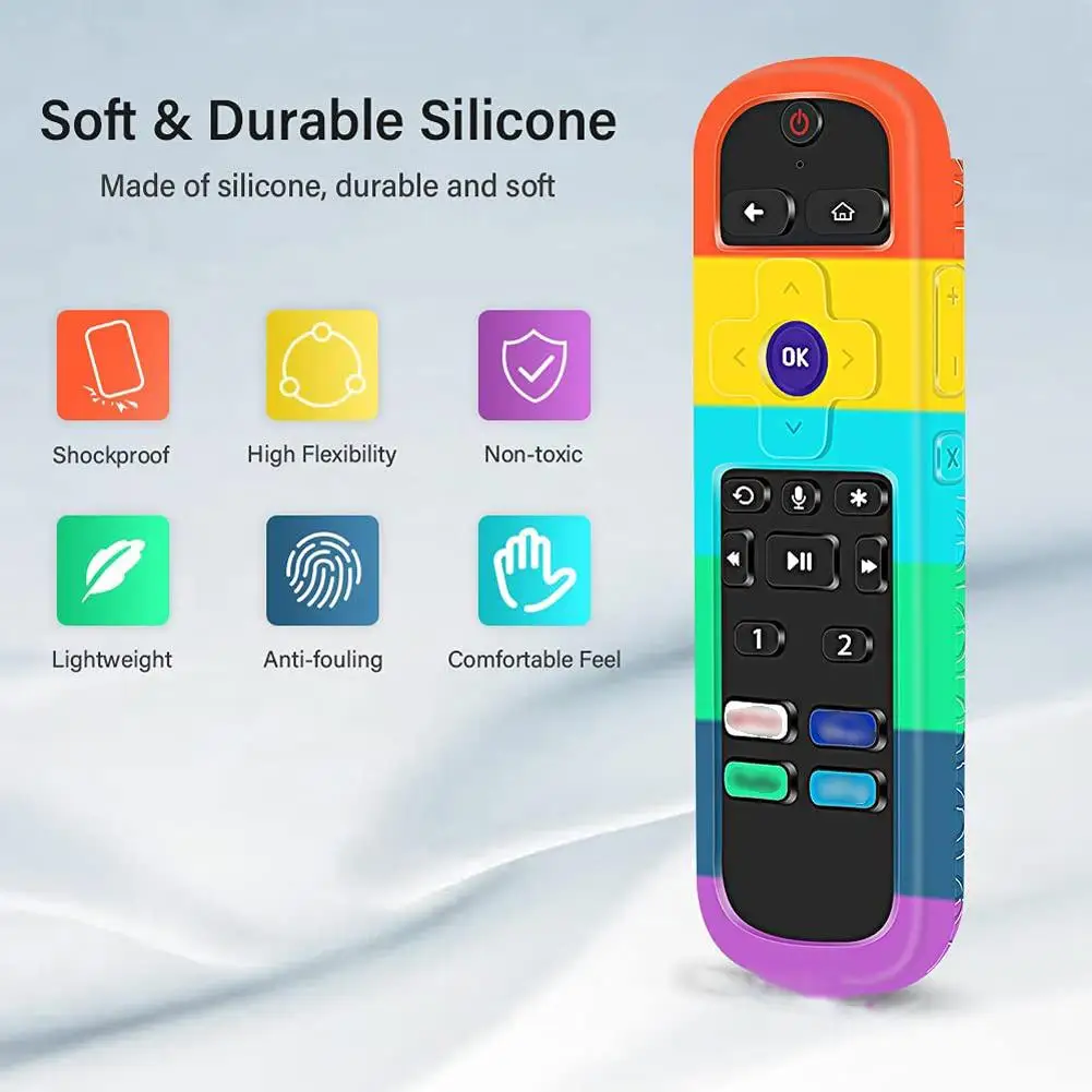 Funda protectora de silicona para Roku Tv Series, funda protectora ...