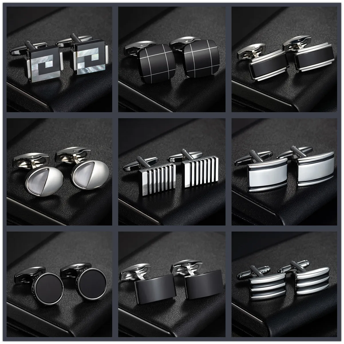New High Quality Rectangle Enamel Copper Material Square Cuff Fashion ...