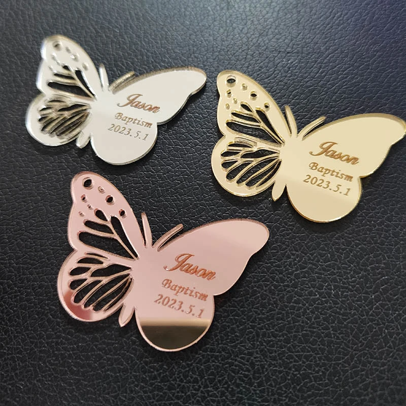Personalized Engraved Acrylic Butterfly | Personalized Party Decoration ...