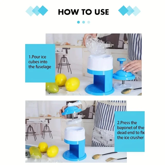 Shaved Ice Machine Portable Portable Shaved Ice Machine - Rechargeable ...