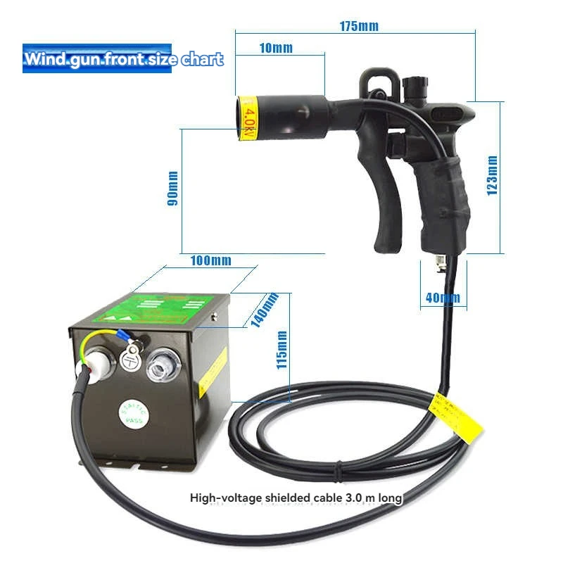 Industrial Dust Removal Gun St-302d Anti-static Ion Air Gun Anti-static ...