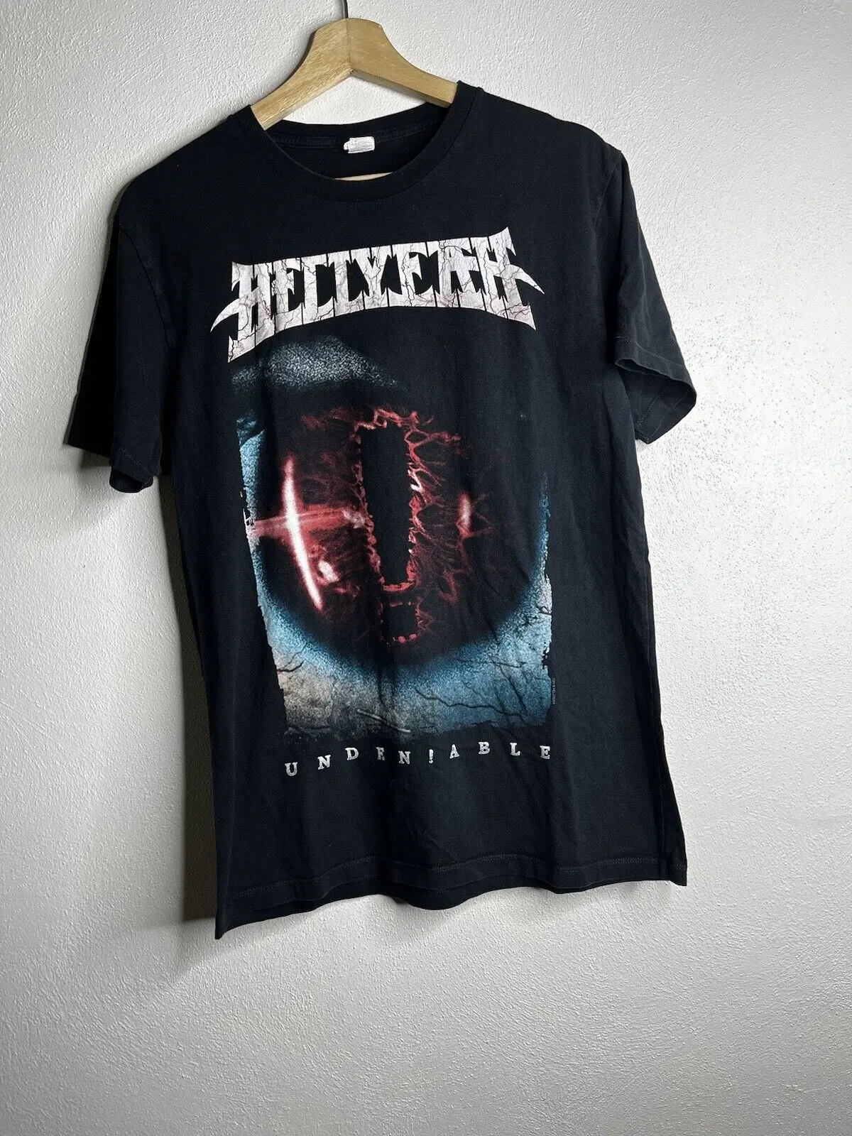 Hellyeah-Undeniable-Short-Sleeve-Band-T-Shirt-Men-s-Size-Medium-Black ...