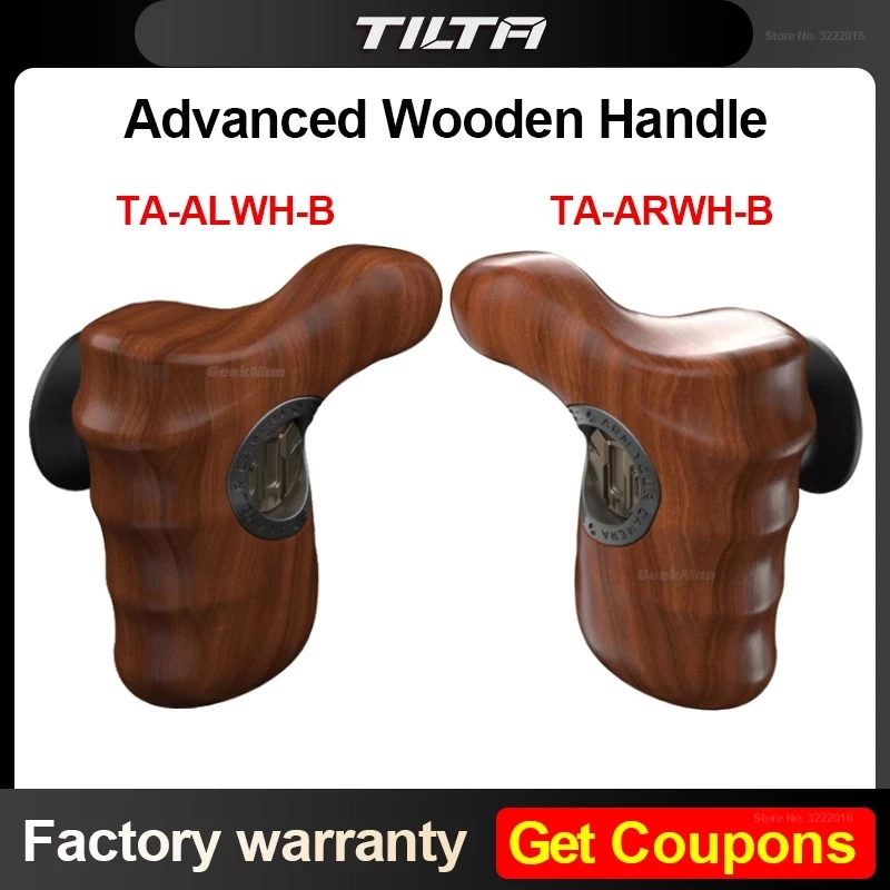 TILTA-Advanced-Wooden-Handle-Left-Right-Side-for-DSLR-Cameras-TA-ARWH-B ...