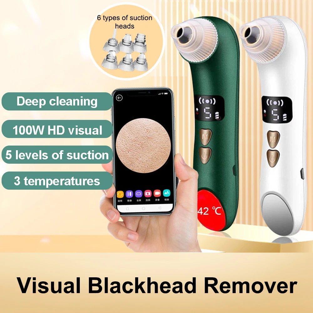 Visual Blackhead Remover Facial Deep Clean Machine Blackheads and Acne ...