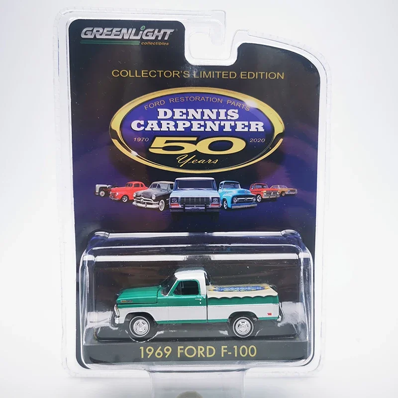 Greenlight-Diecast-1-64-Scale-1969-50th-Ford-F-100-Vintage-Pickup-Alloy ...