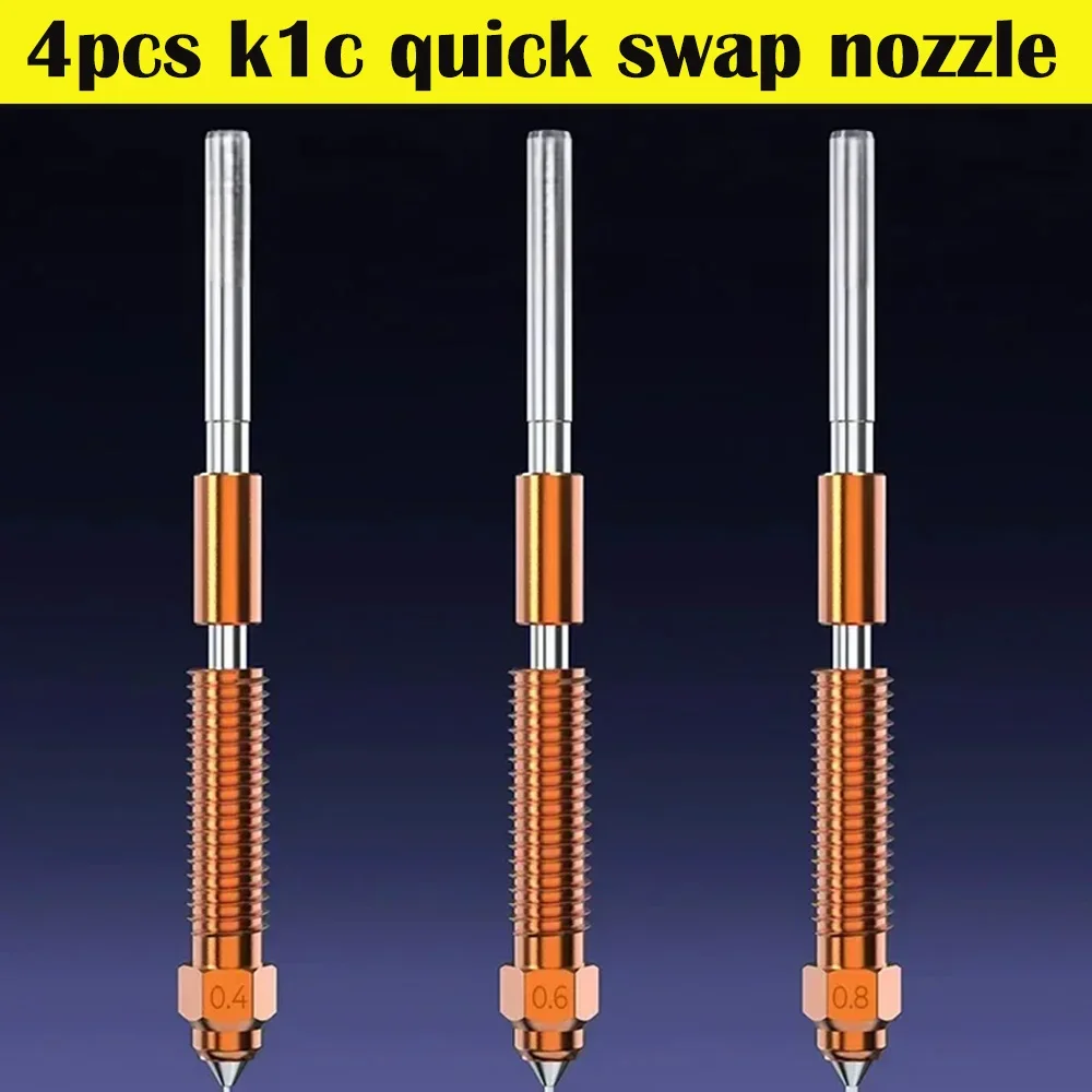 4PCS-Nozzle-For-Creality-K1c-Nozzle-K1-Max-Nozzle-Kit-Ender-3-V3 ...