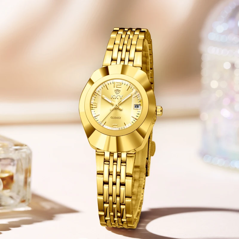KKY-2024-New-Women-s-Luxury-Gold-Stone-Ying-Watch-Women-s-Fashion ...