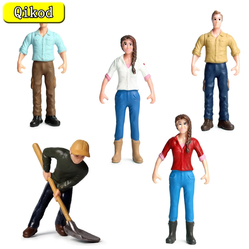 Hot-1-25-Farm-Staff-Worker-Farmer-Action-Figure-PVC-People-Model ...