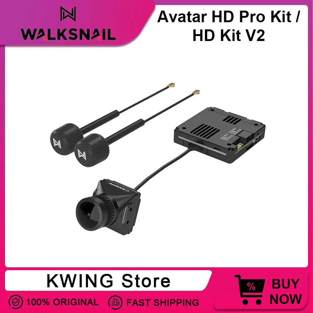 CADDX Walksnail Avatar HD Kit V2 /Avatar HD Pro Kit (Dual Antenna ...