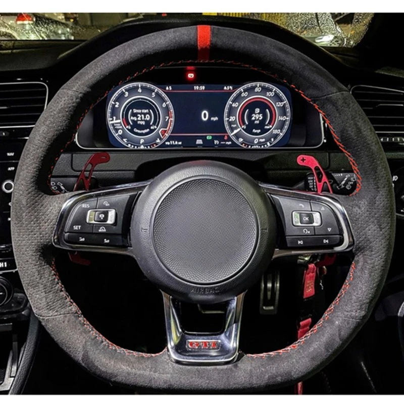 Car Steering Wheel Cover For Volkswagen VW Golf R MK7 Golf 7 GTI VW ...