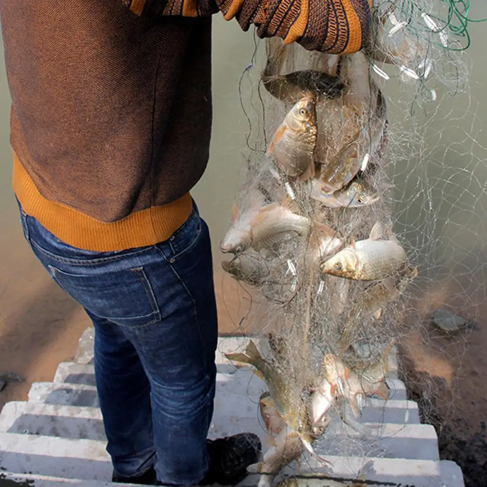 Net-Trap-Fishing-Net-Single-Mesh-Nylon-Durable-Float-Gill-Net-Fishing ...