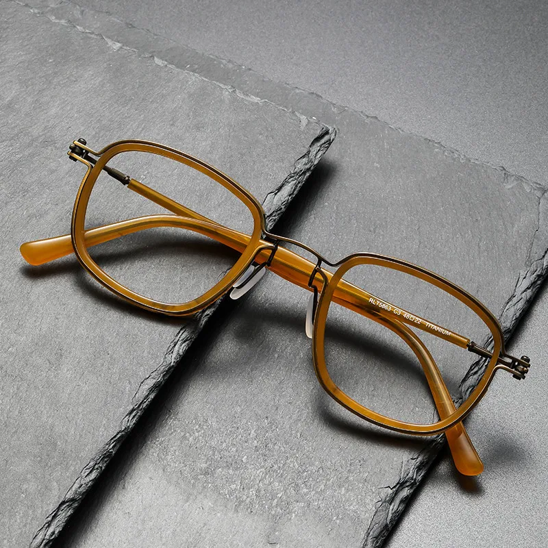 Luxury-Brand-Handmade-Men-s-Vintage-Acetate-Tavat-Square-Frame ...