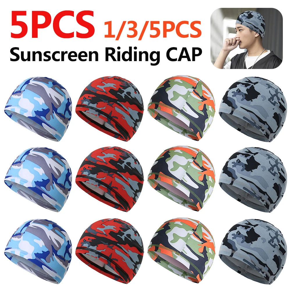 1-5pcs Summer Windproof Sunscreen Outdoor Cycling Riding Cap for Men ...