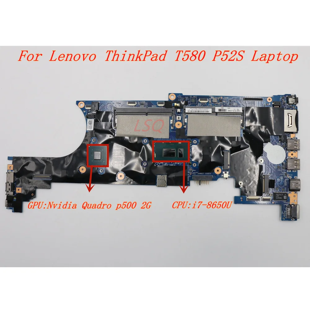 Original-Mainboard-For-Lenovo-ThinkPad-T580-P52S-motherboard-main-board ...