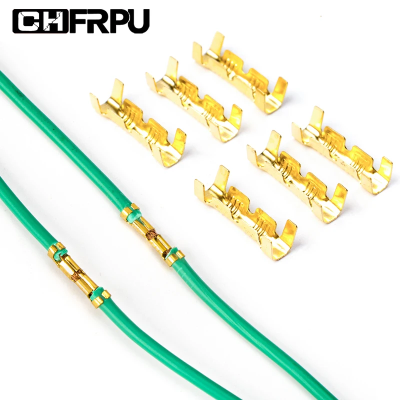 50-100PCS-U-shaped-Wire-Connector-Small-Teeth-Fascia-Butt-Terminal ...