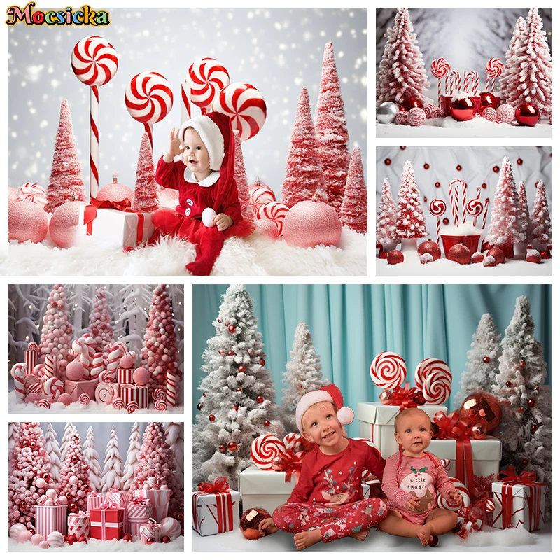 Winter-Christmas-Candy-Background-For-Photography-Tree-Dessert-Props ...