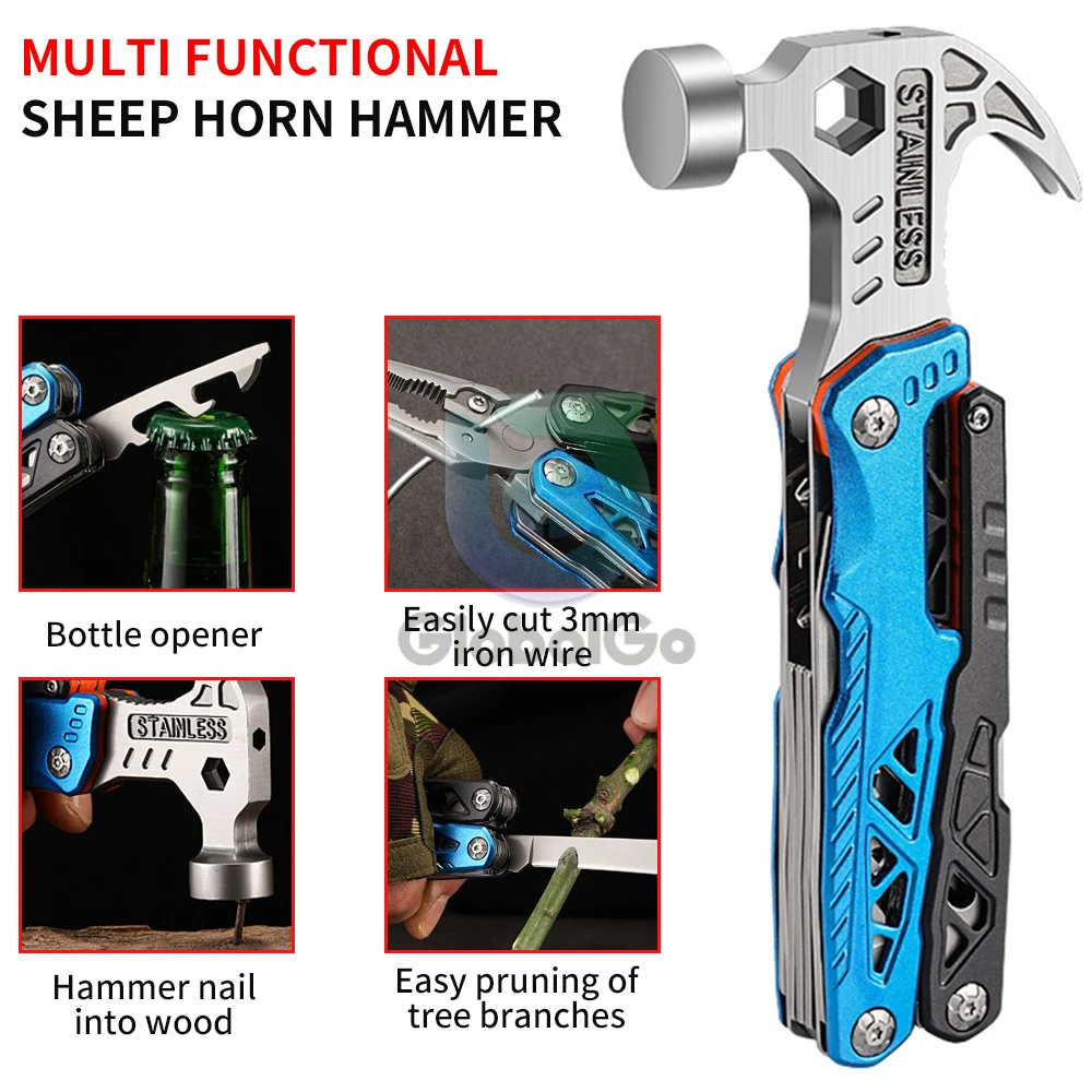 Multifunctional-Pliers-Multitool-Claw-Hammer-Stainless-Steel-Tool-With ...