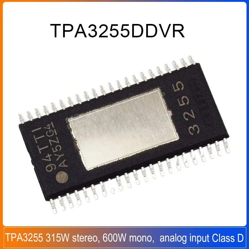 Tpa3255ddvr Tpa3255 Htssop44 Tpa3255 3255 325w Stereo Audio Amplifiers