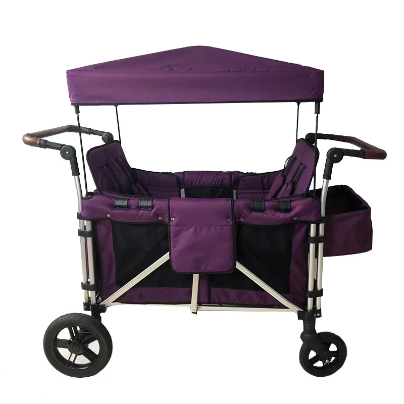 Multi-Function-Twin-Double-Baby-Stroller-Aluminium-4-Seater-Twin-Baby ...