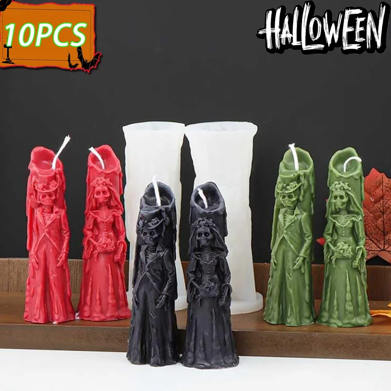 Halloween-Ghost-Candle-Silicone-Mold-Bride-Groom-Soap-Resin-Plaster ...