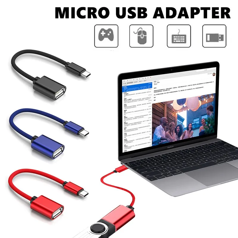 USB-OTG-Type-C-To-USB-Adapter-OTG-Fast-Charging-Type-C-Micro-USB ...