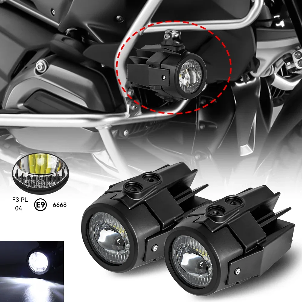 Motorcycle-fog-light-Auxiliary-Lights-Brighter-Lamp-40W-6000K-for-BMW-R1200GS-F800GS-F700GS-F650 ...