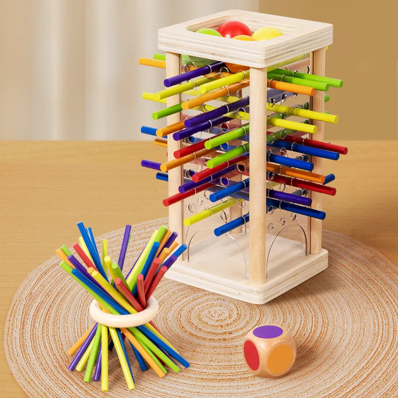 Wooden Stick Drawing Game Toy, Multicolored Sticks Game, Parent Child ...