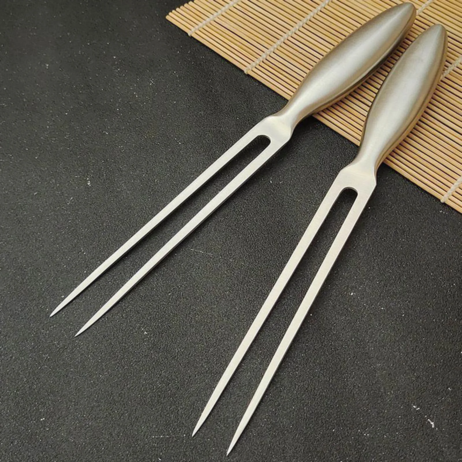 Outdoor-Barbecue-Tool-Stainless-Steel-Meat-Fork-Lamb-Spare-Fork-Solid ...