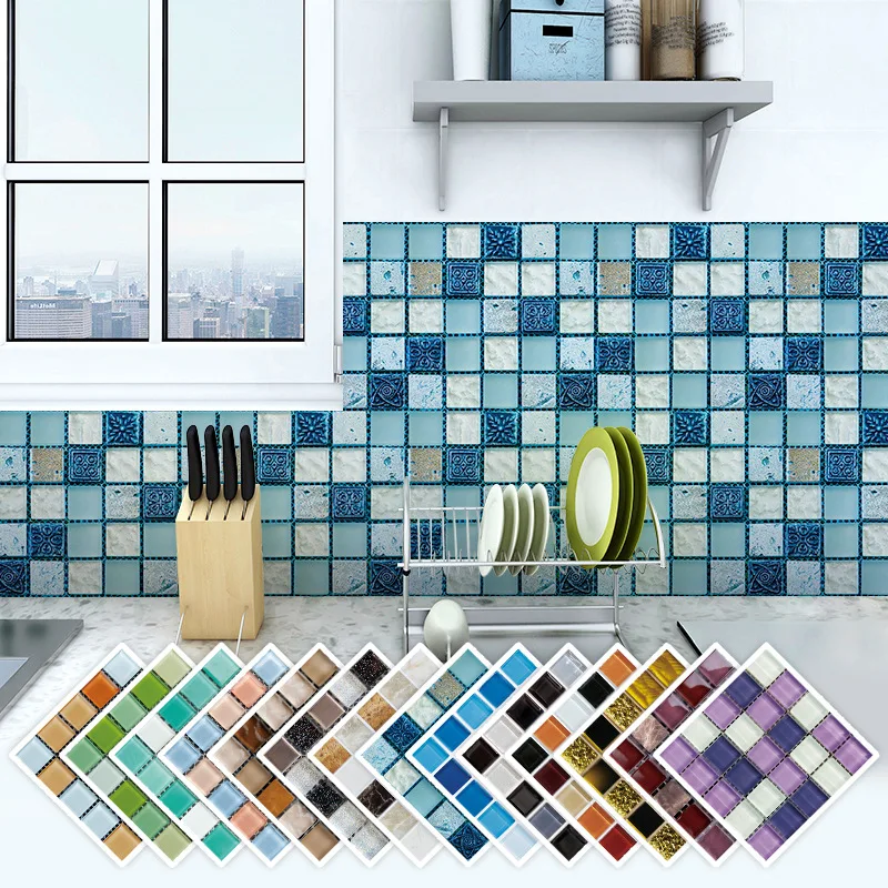 Living-room-kitchen-bathroom-wall-decoration-tile-stickers-wall ...