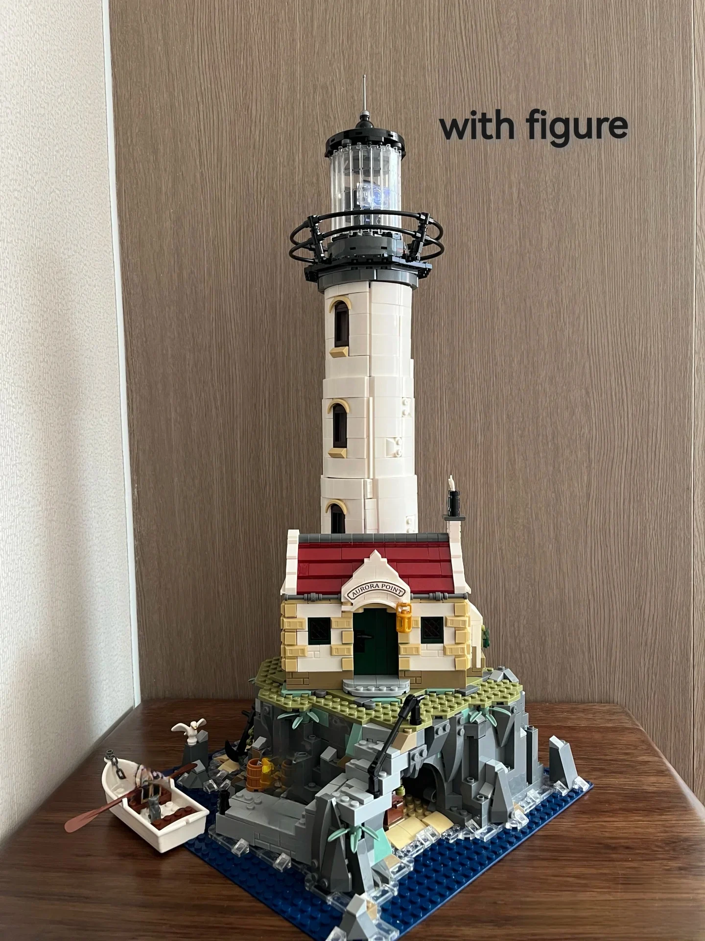 Hot selling electric lighthouse 21335 model electric building blocks ...