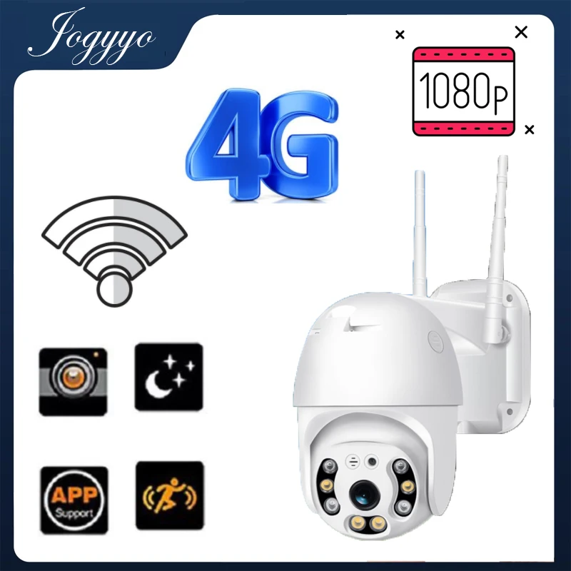 Ip Security Camera 4g Wireless Wi-fi 1080p Hd Ptz Cctv Night Color Gsm ...