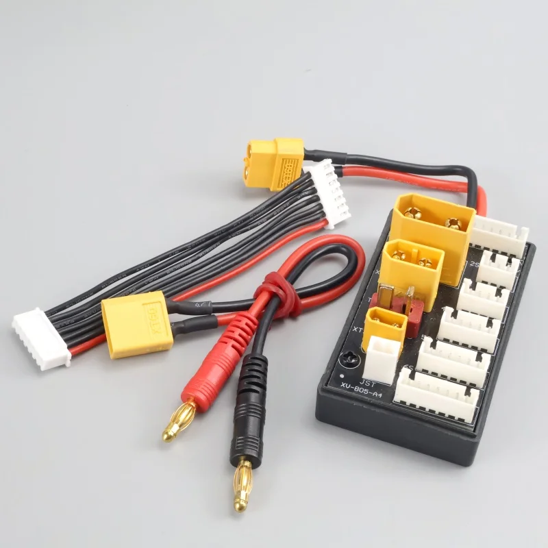 XT30 XT60 XT90 JST T Plug 2-6S Parallel Charging Board Lipo Battery ...