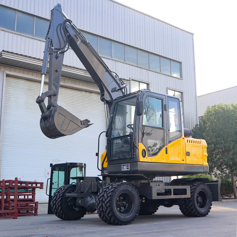 Free Shipping Wheel Excavator Euro 5 CE EPA Diesel Excavator Farm ...
