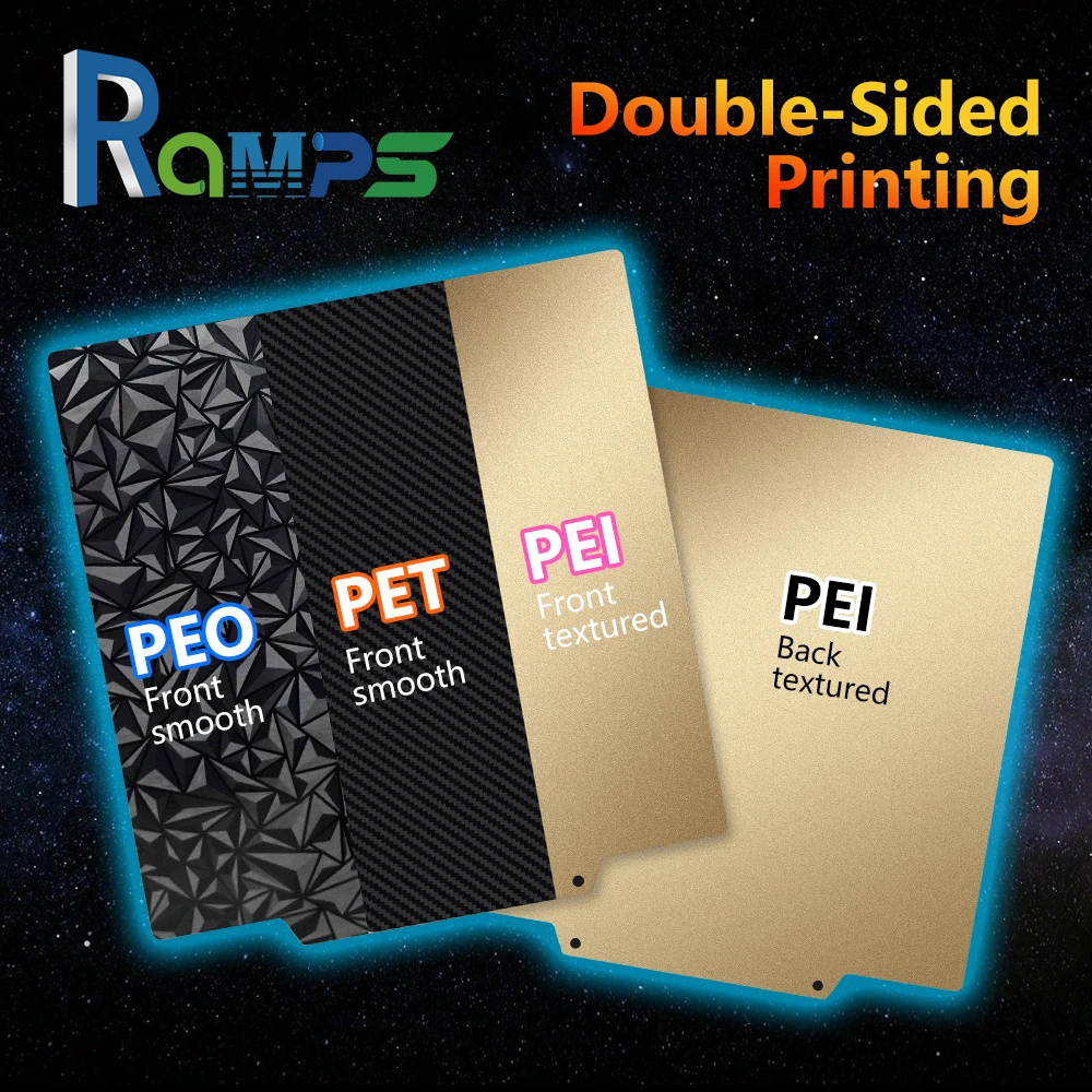 New Double Side PEO+PEI PET+PEI Spring Steel Sheet PEI Magnetic Build ...