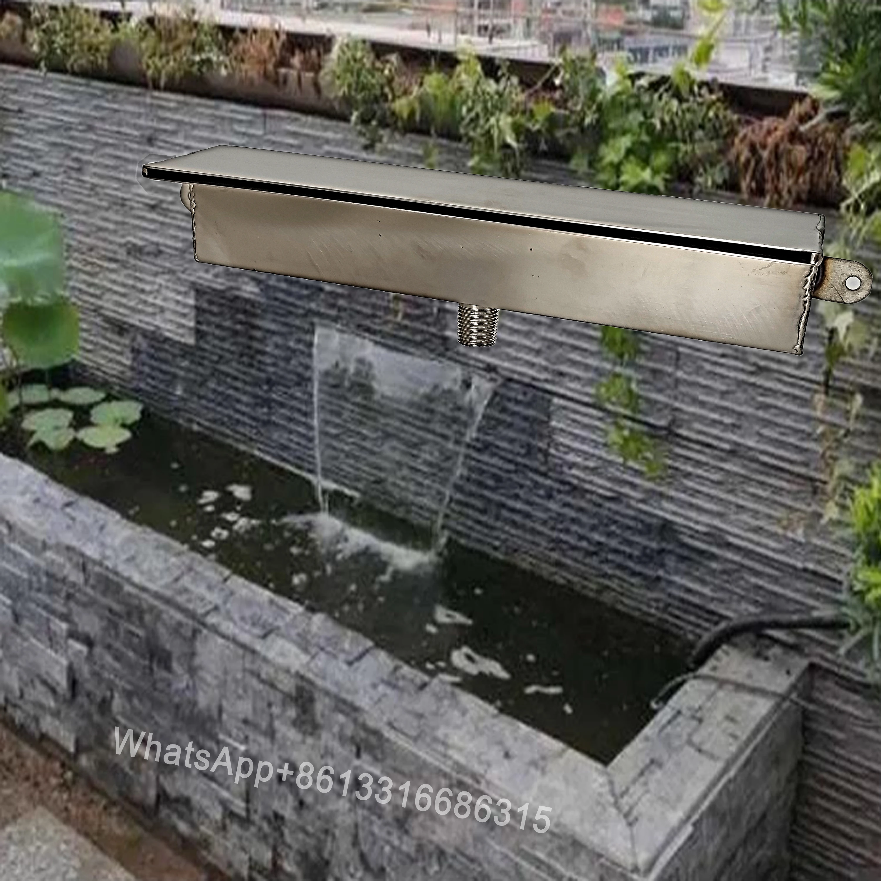 SS304-Spillway-waterfall-swimming-pool-outlet-waterfall-water-curtain ...