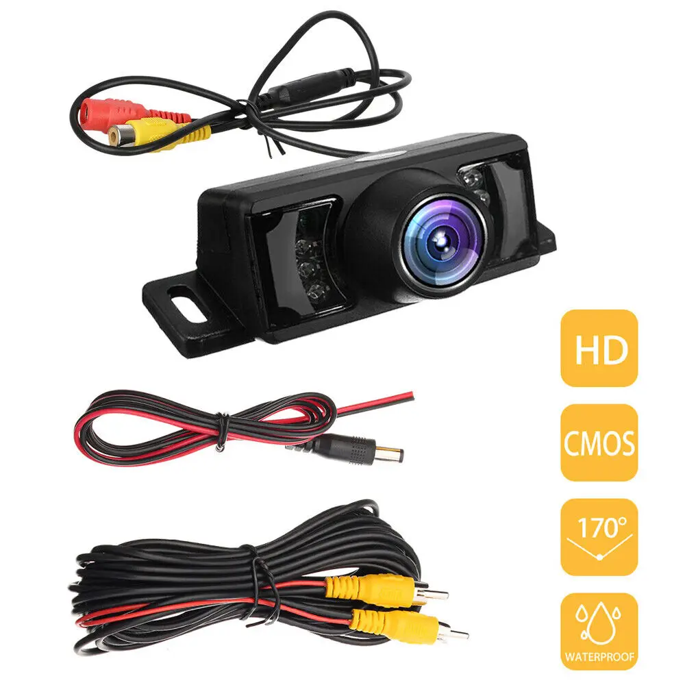 RCA-AV-Car-Rear-View-Reverse-Backup-Camera-Waterproof-IR-Night-Vision ...