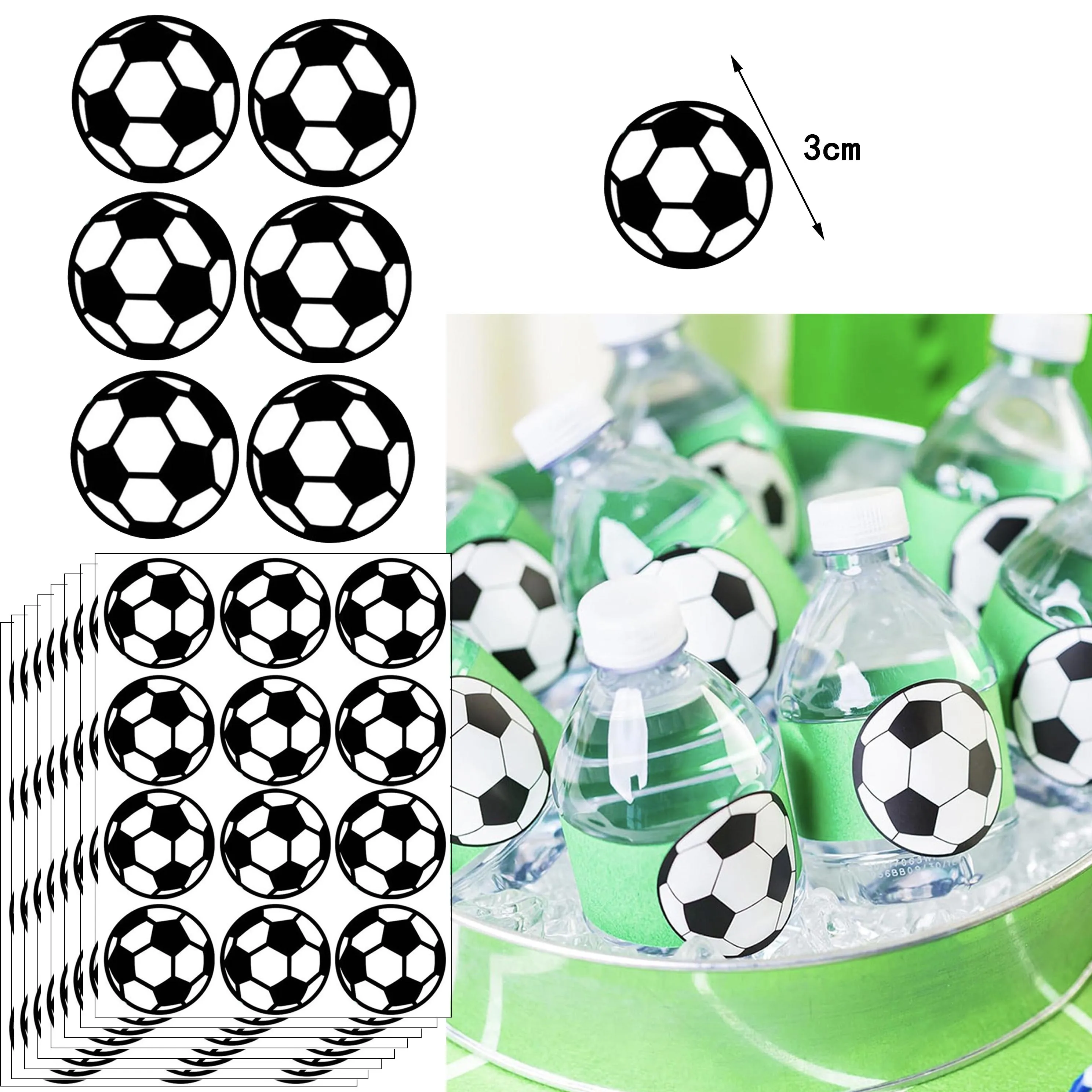 Sports-Ball-Soccer-Sticker-Waterproof-Round-Labels-Soccer-Theme-Party ...