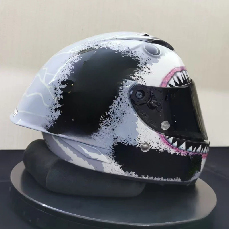 Full Face Motorcycle Helmet Race-R Pro GP Winter Test Helmet Motocross ...