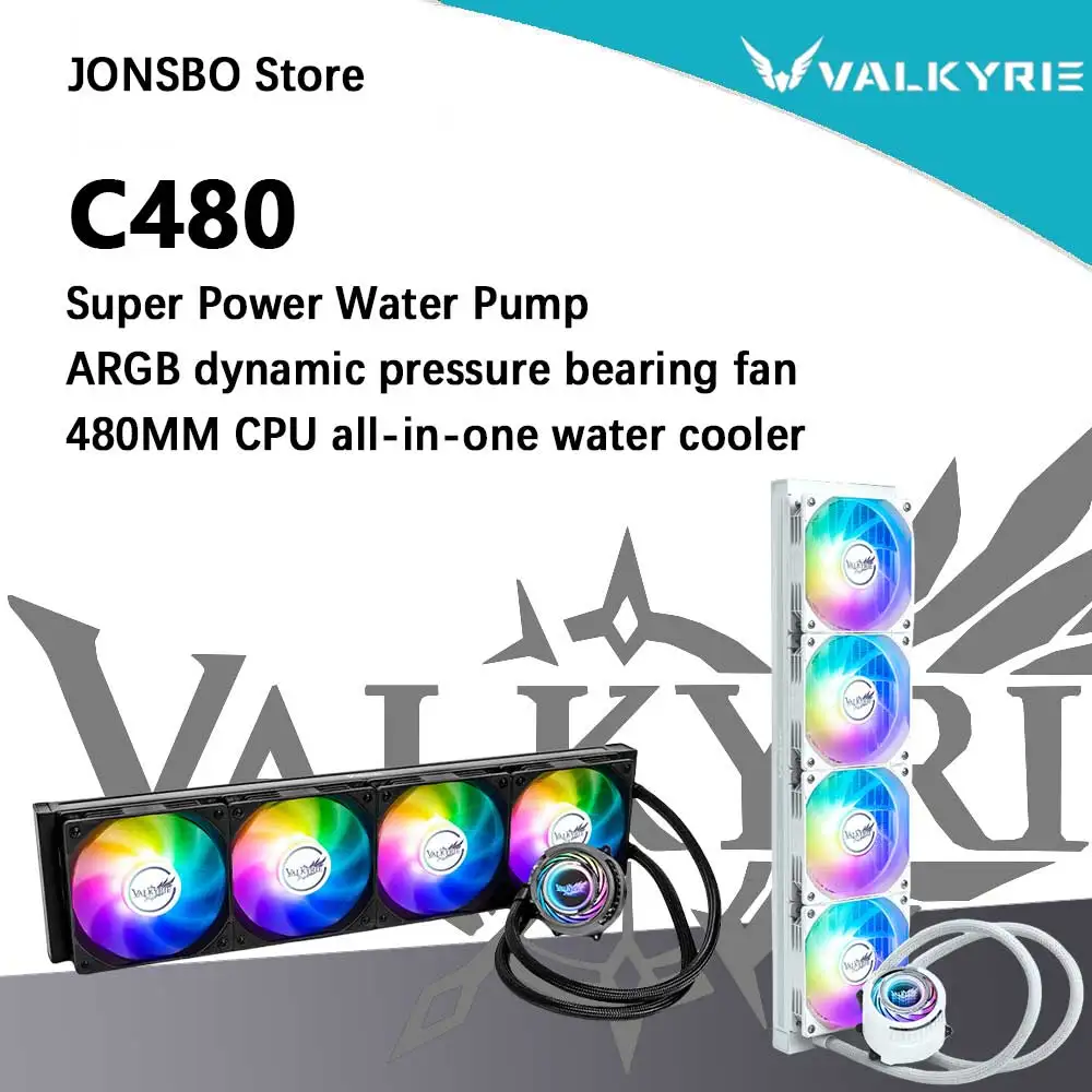 VALKYRIE C480W-RGB VK All-in-one CPU water-cooling ARGB light effect ...