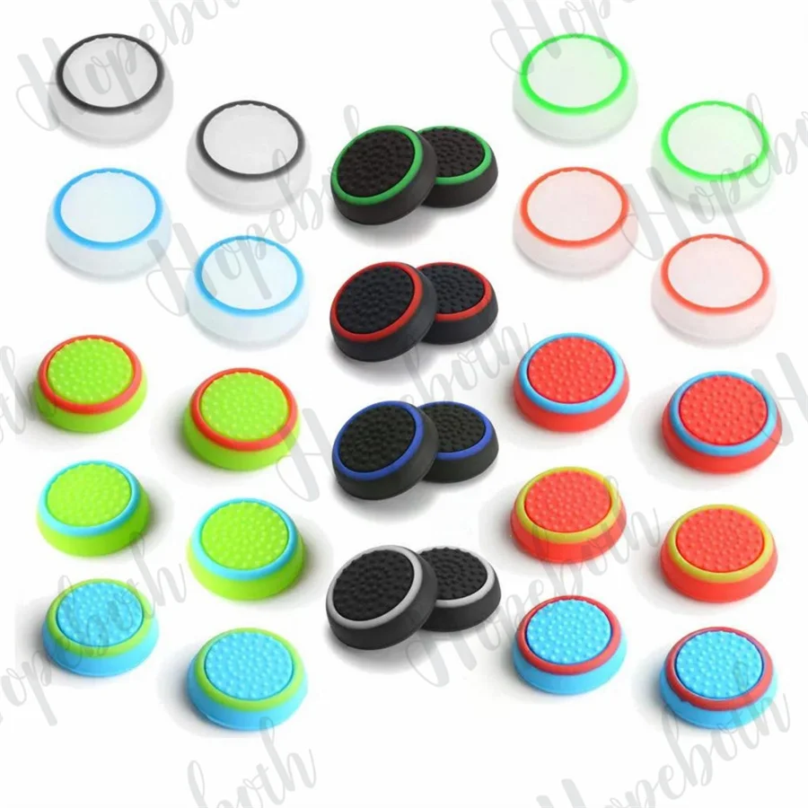 200 PCS Analog Thumb Stick Grips Caps for Dualshock 5 4 PS5 PS4 PS3 ...