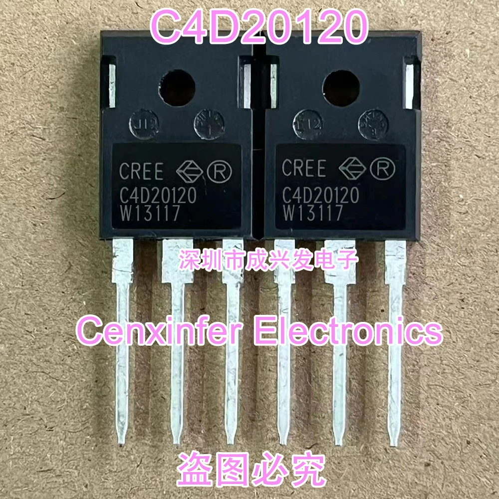 10PCS-C4D20120-C4D20120D-TO-247-20A-1200V-SiC-Schottky-Silicon-Carbide ...