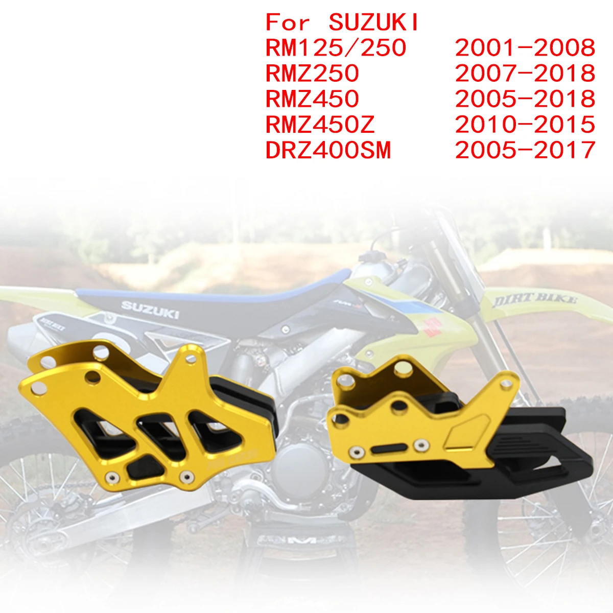 Motorcycle-CNC-Chain-Guide-Guard-For-SUZUKI-RM125-RM250-RMZ250-RMZ450-RMZ450Z-DRZ400SM-RM-RMZ ...