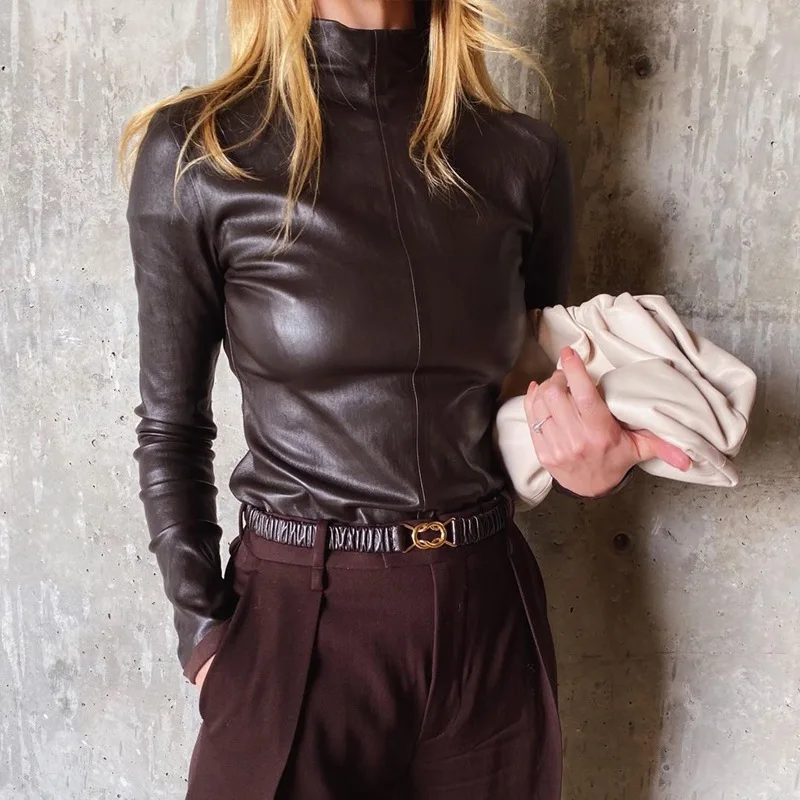 Elastic-Leather-Tops-Women-s-Autumn-And-Winter-New-Tight-Stretch-Sheepskin-Jacket-Genuine-Slim ...