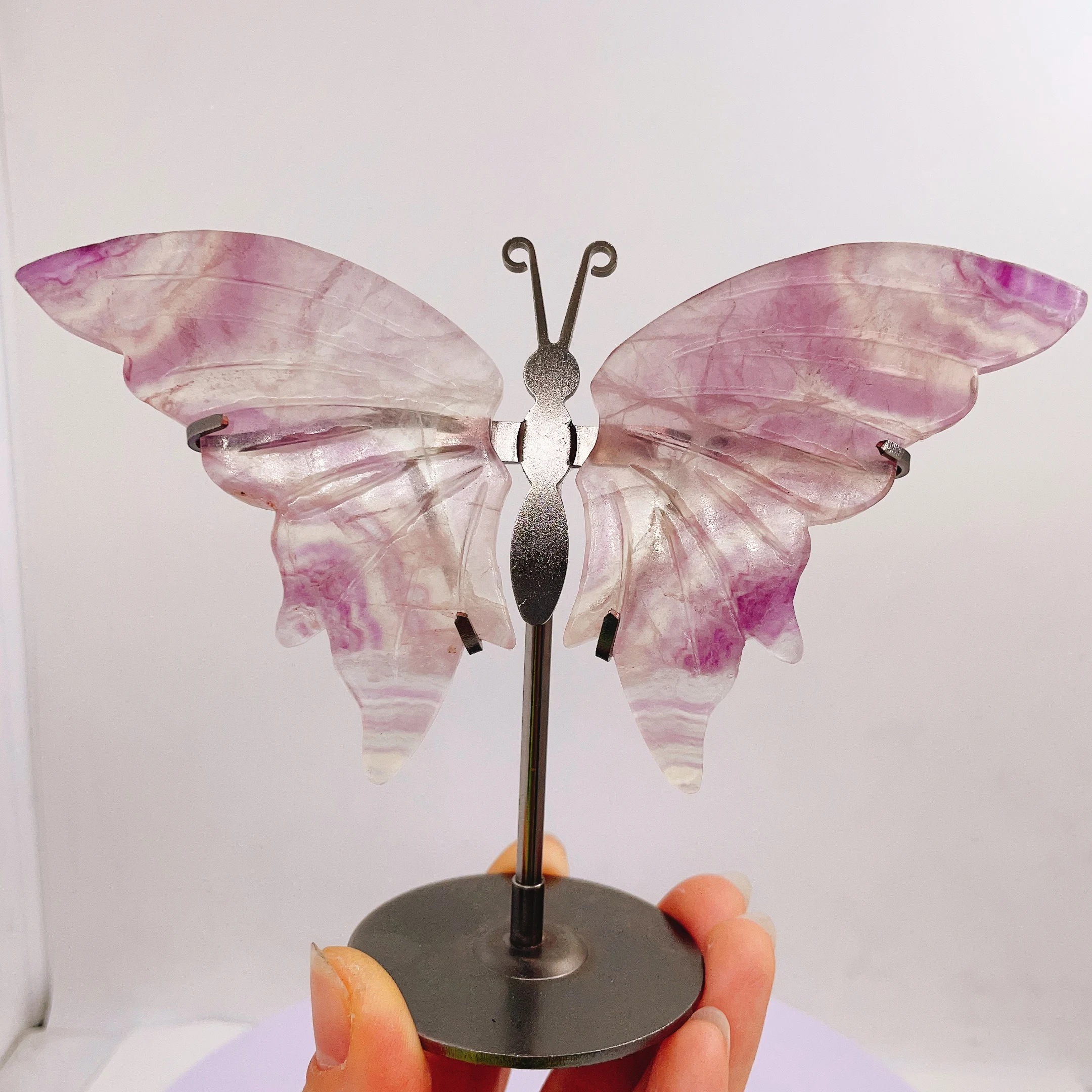 Colored-fluorite-butterfly-wings-Crystal-butterfly-wings-with-free ...