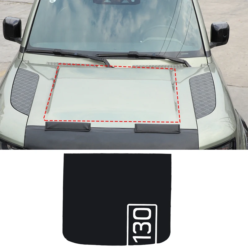 For-Land-Rover-Defender-130-2020-2023-Car-Engine-Bonnet-Trim-Decals ...