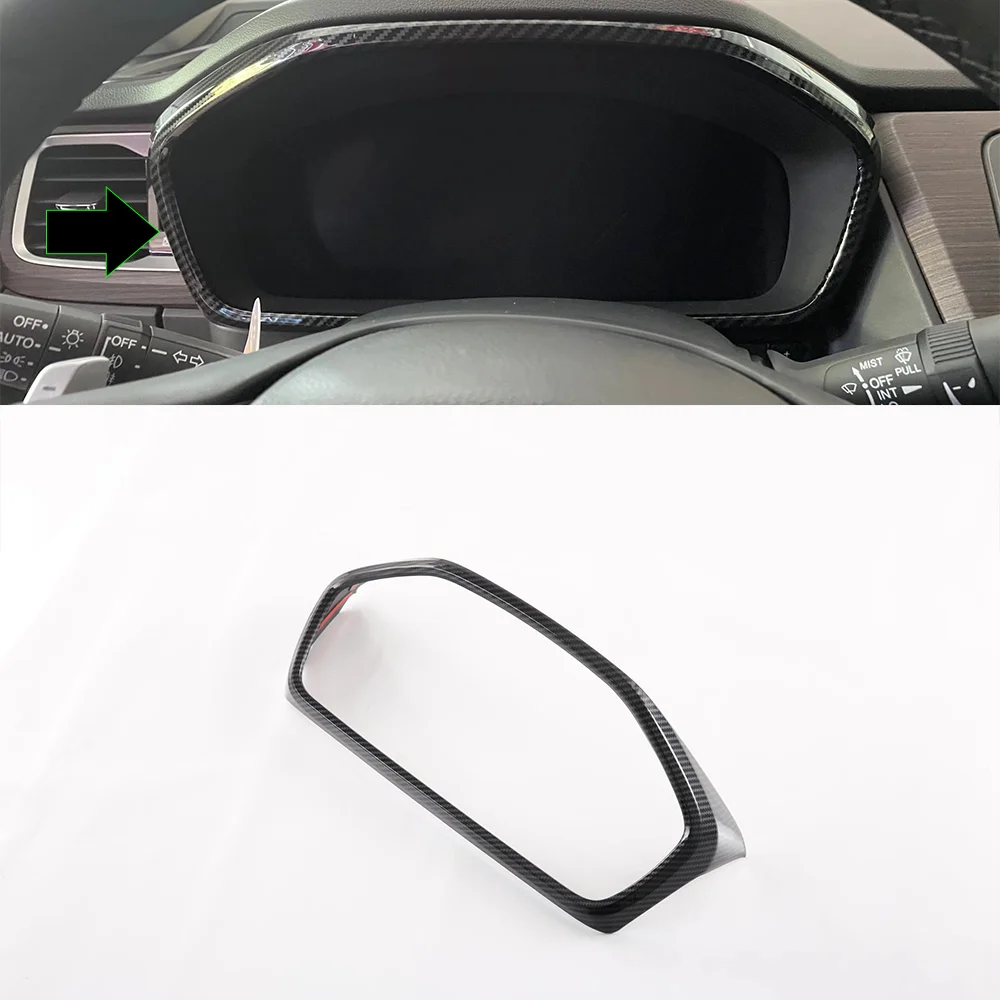 Auto-Imitate-Carbon-Dashboard-Central-Control-Cover-Middle-Trim-Car ...